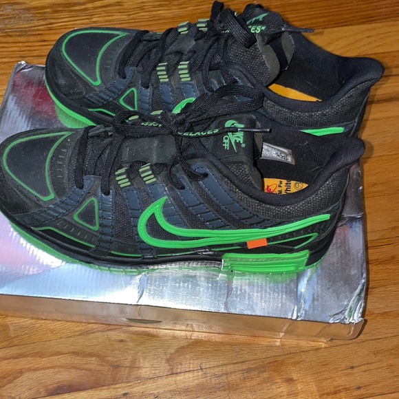 Off-White | Shoes | Offwhite Nike Air Rubber Dunks Green Strike | Poshmark